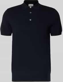 Profuomo Slim Fit Poloshirt aus Lyocell-Mix mit Seiden-Anteil
