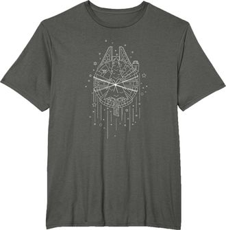 Star Wars Weihnachten Star Wars Millenium Falcon Christmas Tree Delivery T-Shirt