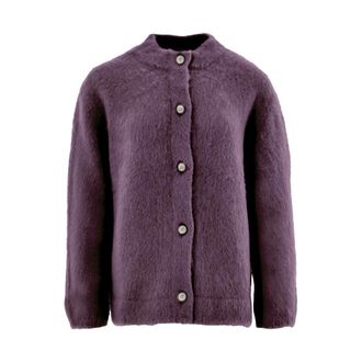 Gran Sasso Cardigan con Colletto alla Corena - - Knitwear - Damen - Braun - L