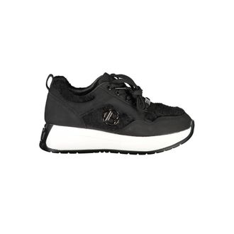 Laura Biagiotti Femme, Chaussures, Noir, Taille: 38 EU Baskets en poly&eacute;thyl&egrave;ne noir
