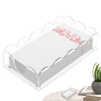 Generic Serviettenhalter aus Acryl, transparent, 22,8 x 12,95 x 6,09 cm, eleganter Trolley zur Aufbewahrung von Handt&uuml;chern, Pr&auml;sentationsregal f&uuml;r Papierserv