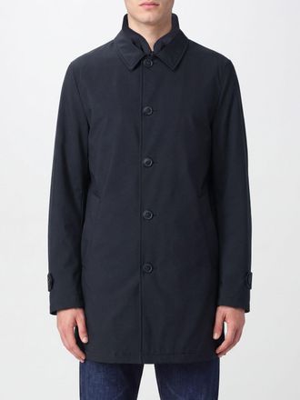 Herno Trench-coat court slim fit en tissu technique d&eacute;perlant et rembourr&eacute;