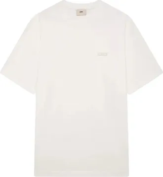 Autry Femme, Tops, Blanc, Taille: 40 FR Main Heavy Jersey T-Shirt