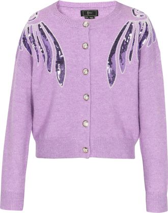 Faina Strickjacke Frauen lila