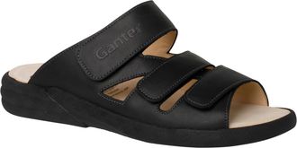 Ganter Herren Harry Hausschuh, schwarz, 43 EU Weit