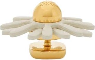 Loewe Broche fleur en cuir de veau