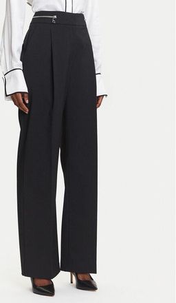 Karl Lagerfeld Stoffhose A3W10099 Schwarz Straight Fit