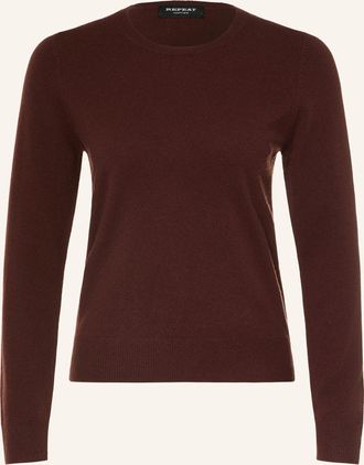 Repeat Repeat Cashmere-Pullover rot