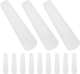 DOITOOL 12 St&uuml;ck Pack Konische Kunststoff Garnwickelr&ouml;hren Leichte Wollspulenhalter f&uuml;r Stickgarn Stricken Weben Garnaufbewahrungsrohre f&uuml;r Handarbeiten