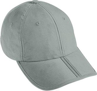 Myrtle Beach Casquette pliable 6 panneaux en microfibre (light-grey)