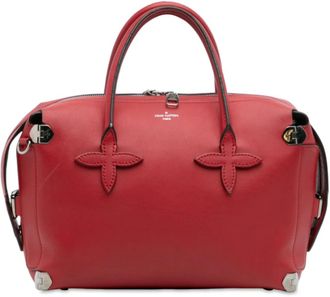 Louis Vuitton Hobo Bags - Smooth Calfskin Garance Satchel - Gr. unisize - in Rot - f&uuml;r Damen
