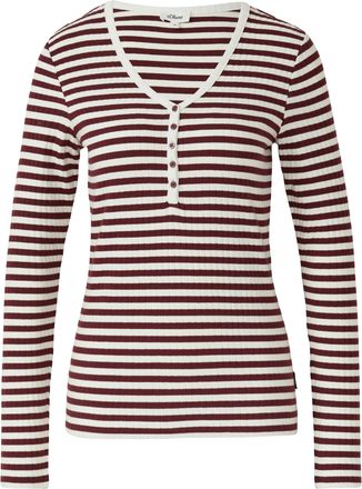 s.Oliver Damen T-Shirt Langarm 2170091 Red 38