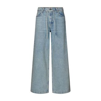 Modstr&ouml;m IsoldeMD Solid Pants - - Jeans - Damen - Blau - S