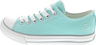 Dockers by Gerli Damen Schuhe Sneaker Schn&uuml;rschuh Turnschuh Sneaker Canvas, Farbe:T&uuml;rkis, Schuhgr&ouml;&szlig;e:EUR 40, Artikel:-640 turqouis