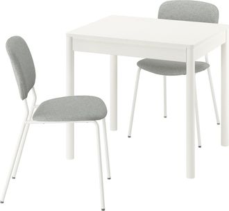 IKEA TONSTAD / VIHALS Tisch und 2 St&uuml;hle