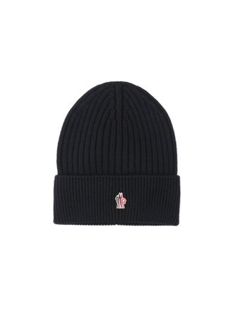 Moncler Virgin Wool Logo Beanie