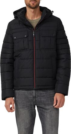 s.Oliver Sportive Puffer-Jacke mit abnehmbarer Kapuze