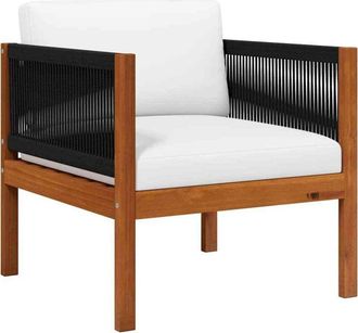 vidaXL Gartenstuhl mit Kissen Akazie Massivholz - Vidaxl