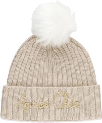 Saint Barth Femme, Accessoires, Beige, Taille: ONE Size Wengen Beanie
