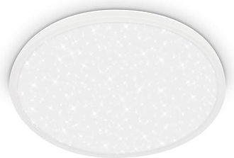 Briloner Panneau LED à lumière indirecte, ciel étoilé, lumière blanche neutre, lustre salon, lustre chambre, luminaire plafonnier, lustre cuisine, plafonnier s