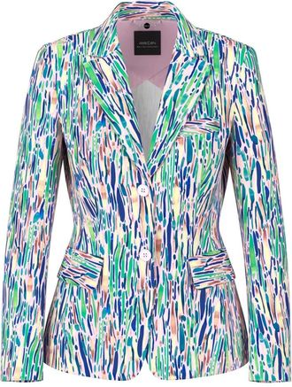 Marc Cain Two-button Scuba Jersey Blazer - Femme - Vestes - Multicolore - Taille: 46 FR