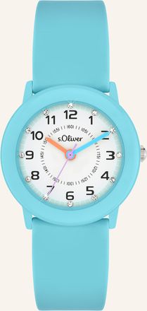 s.Oliver S.Oliver Armbanduhr Aus Silikon blau