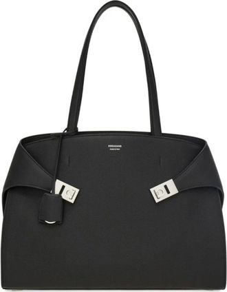 Ferragamo Homme, Sacs, Noir, Taille: ONE Size Tote Hug