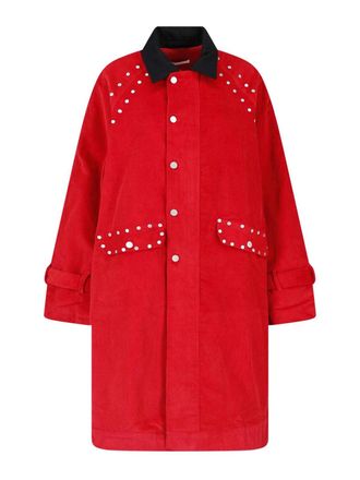 Gimaguas Manteau Au Genou - Rouge