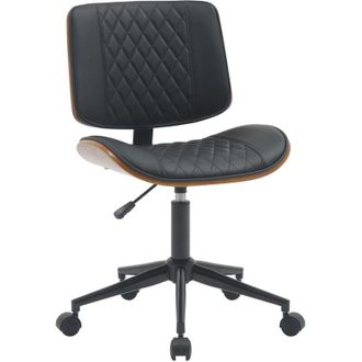 Clp B&uuml;rostuhl Plover Kunstleder walnuss/schwarz