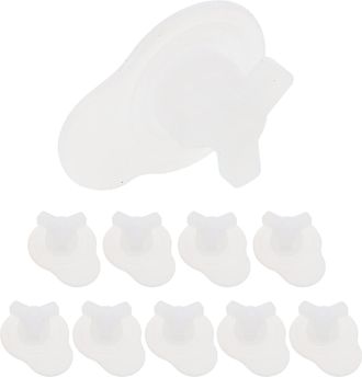 UPKOCH 10 Stücke Silikon Entlüftungsloch Stopfen Lüftungsstopfen Verschlussdeckelstopfen für Bento-Brotdosen Konservierungsbox Küchenutensilien