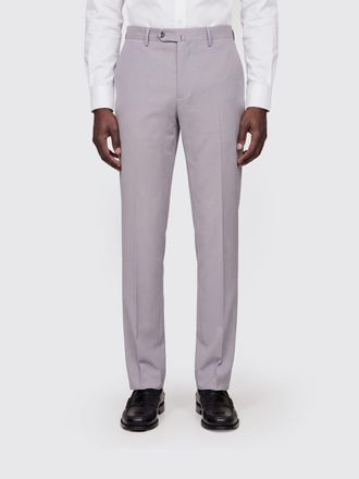 Pantaloni Torino Pantalon chino slim en m&eacute;lange de laine stretch avec fermeture d&eacute;centr&eacute;e
