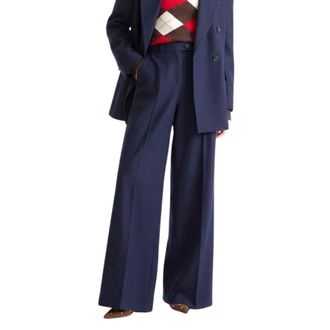 Marella Pantalon large - Femme - Pantalons - Bleu - Taille: 40 FR