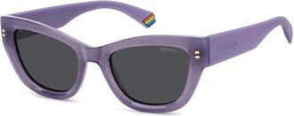 Polaroid Femme, Accessoires, Violet, Taille: 52 MM 6237/S/X 789(M9) Lunettes de soleil
