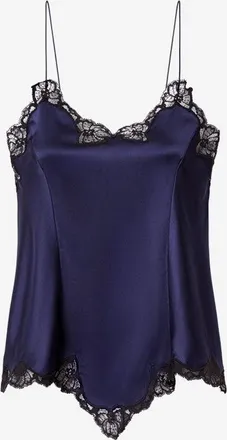 Isabel Marant Top Amael En Soie - Femme - Nuit - Taille34 - Isabel Marant
