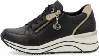 Remonte Femme, Chaussures, Noir, Taille: 42 EU Baskets noir pour femme, confortable et &eacute;l&eacute;gant