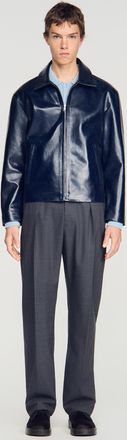 Sandro Blouson en cuir