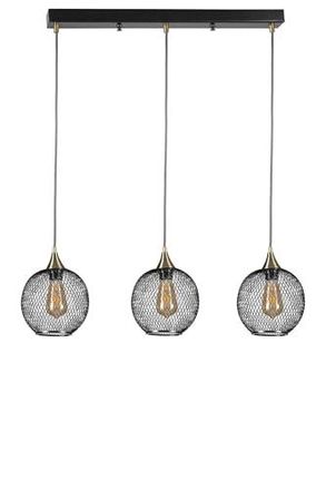 Opviq Elegant Black Chandelier, Metal Body, Adjustable Height 70 cm, Antique Coated Finish, E27 Socket Max 40W | Perfect for Modern Home D&eacute;cor