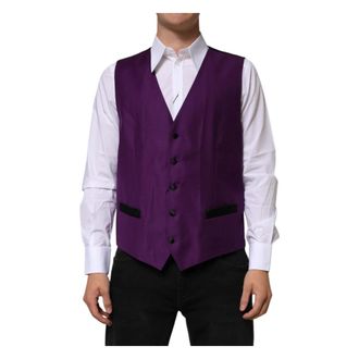 Dolce & Gabbana Formaler Anzugweste - - Suits - Herren - Lila - 2XL