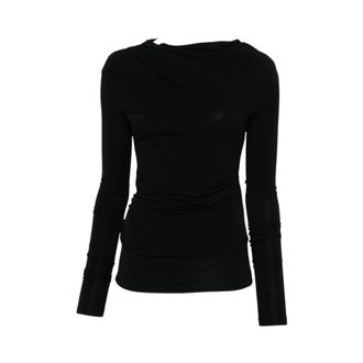 Entire studios Entire Studios - Top drap&eacute; - Femme - Tops - Noir - Taille: 38 FR