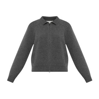 Lisa Yang Gilet Cardigan Aleya - Femme - Pulls - Gris - Taille: 38 FR