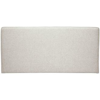 Miliboo Bettkopfteil zum Aufh&auml;ngen B160 cm beiger Stoff lily