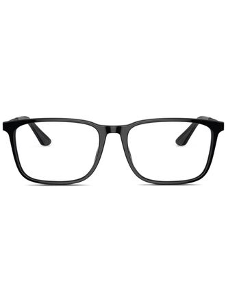Giorgio Armani lunettes de vue &agrave; monture rectangulaire - Noir