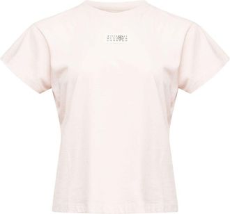 Maison Margiela T-shirt en coton avec logo Mm6 Maison Margiela