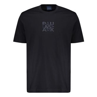 Paul & Shark Schwarzes Baumwoll-T-Shirt- Vielseitiger Stil - - Tops - Herren - Blau - XL