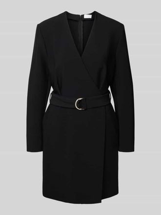 Jake*s Wickelkleid mit G&uuml;rtel und V-Ausschnitt