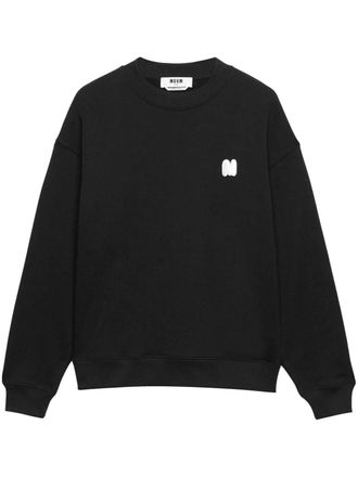 Msgm sweat à patch logo - Noir