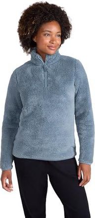 Mountain Warehouse Veste en polaire pour femme - Sweatshirt chaud et douillet, haut avec demi-fermeture &eacute;clair, Pull l&eacute;ger, polaire anti-bouloche, Hiver, 50 grande taill
