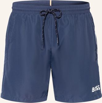 HUGO BOSS Badeshorts Starfish blau
