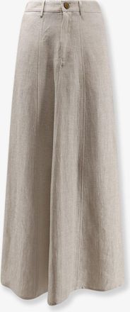Alysi Flared linen skirt - ALYSI - gender_Woman