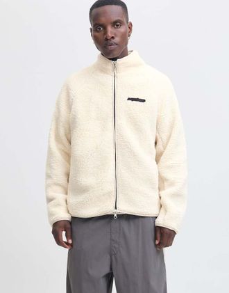 Jack & Jones Veste en tissu duveteux - Rayon de lune-Gris